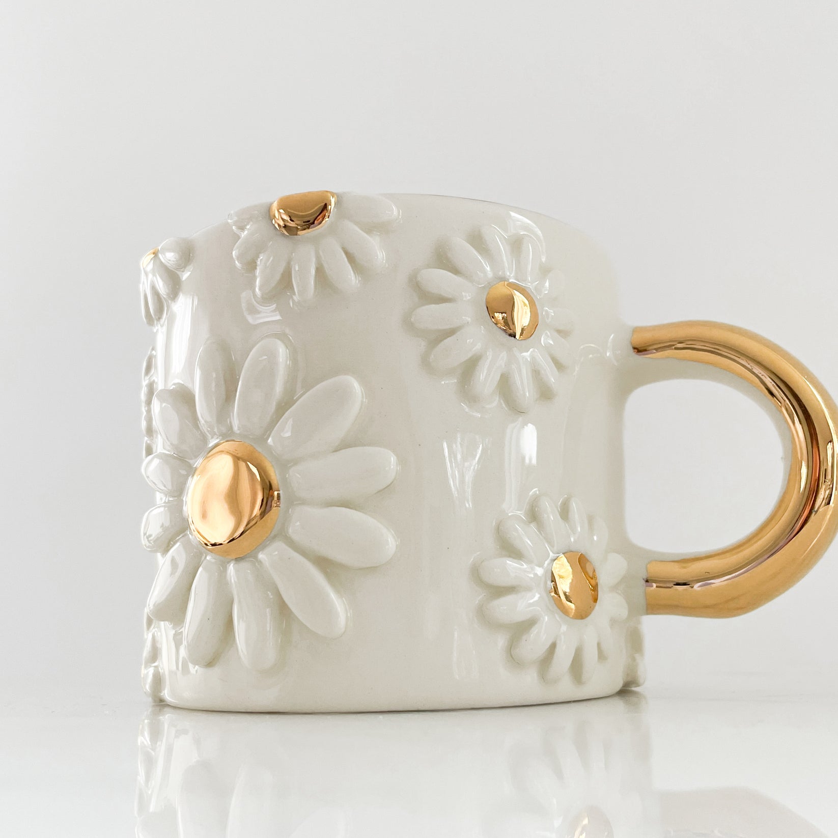 Daisy Handmade Ceramic Mug | Handmade Ceramic Mug | Ceyadesign – Ceya ...